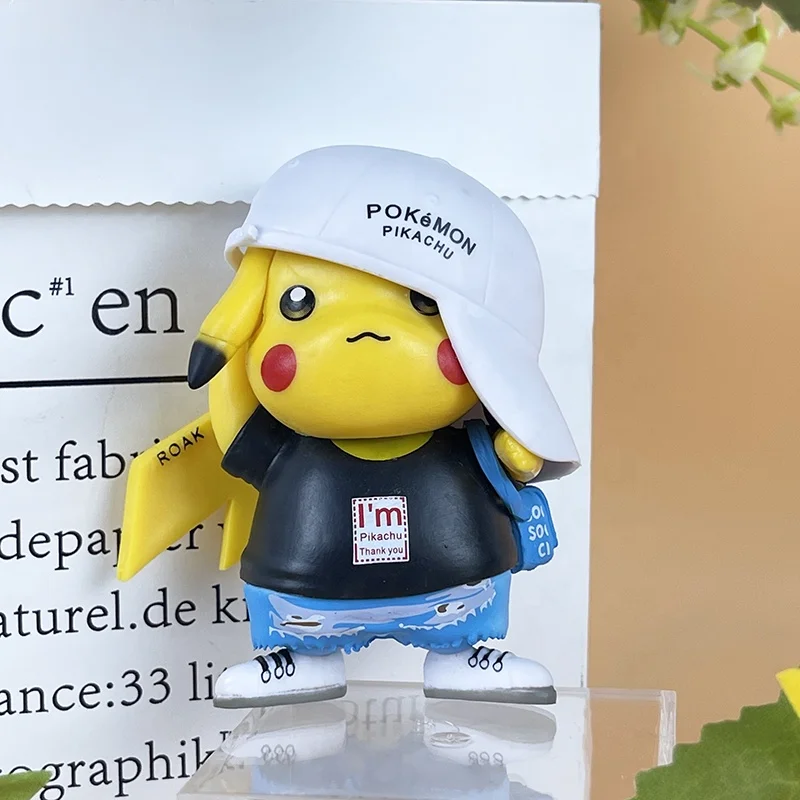 Pokem Anime Action Figure Kawaii Pika-chu The Anime Man Toys For ...