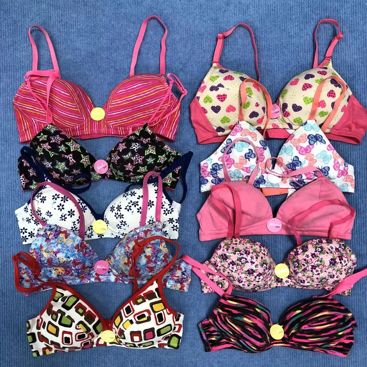 Wholesale Teenage Girl's Bras Comfortable Female Lingerie Cotton ...