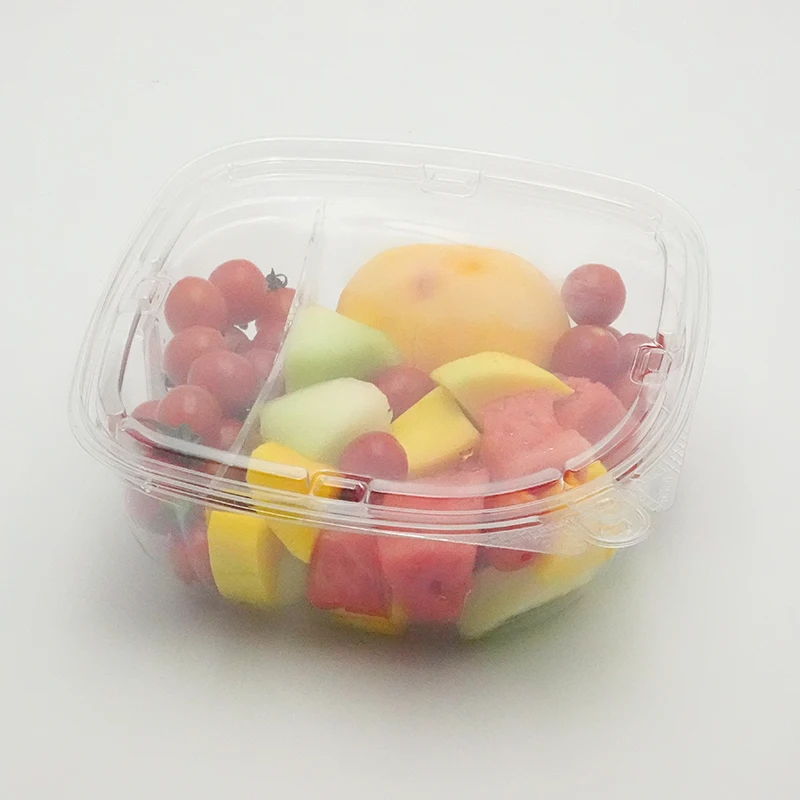 Cold Meal Packaging Disposable Food Grade Plastic Takeaway Salad Box ...