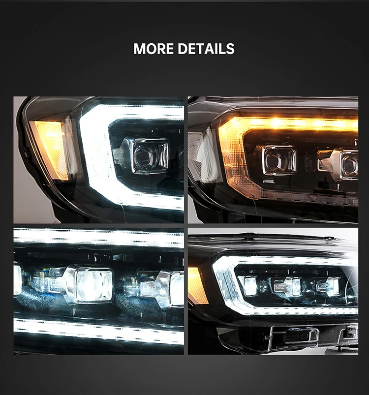 Vland Factory Full Led Headlights Car Head Light Lamp 2015-2020 For ...