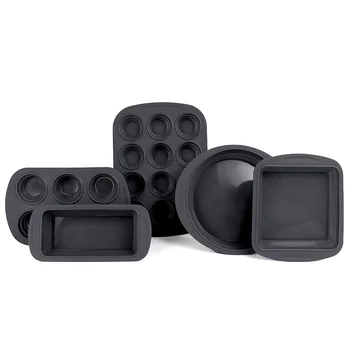 New Arrival Collapsible Silicone Bakeware Form Sets Of Cake Molds For ...