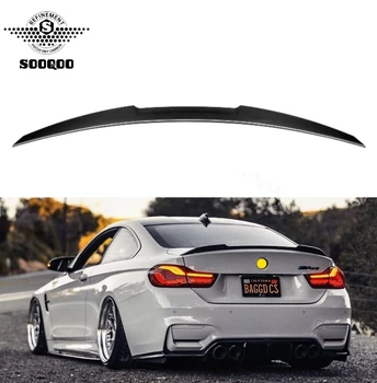 M4 Style Dry Carbon Fiber Spoiler Ducktail Tail Wing Rear Trunk Lip For ...