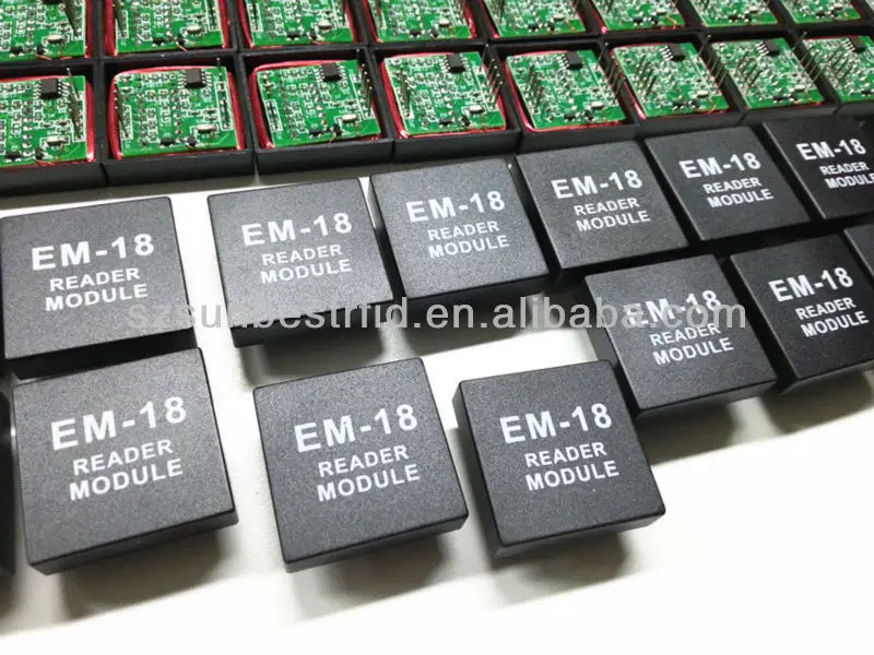 125khz Long Range Em Rfid Reader Module Em18 Build In Coil Antenna Wg26 ...