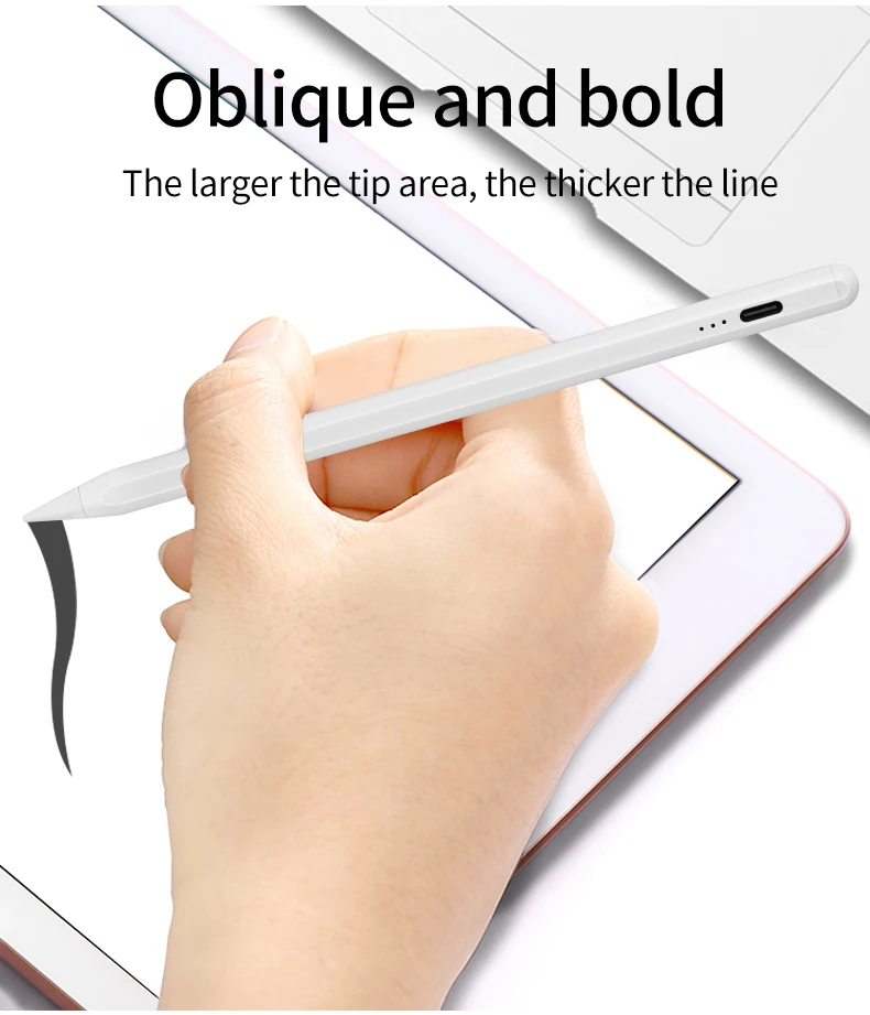 Bulk Magnetic Universal Stylus Writing Pen Pad Digital Pencil With Palm ...