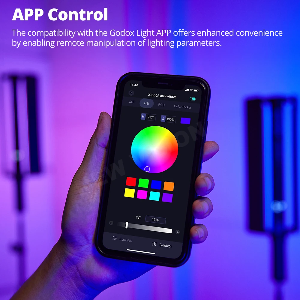 Godox Lc500 Mini Lc500r Mini 2500k-8500k Led Light Stick Lighting ...