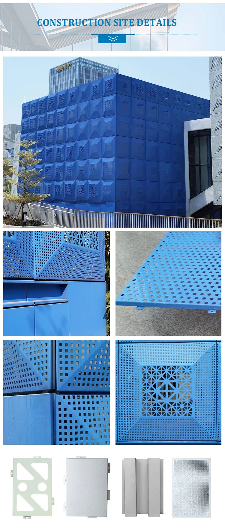 Facades Panel Exterior Facade Cladding Corrugated Metal Solid 3d Wall ...