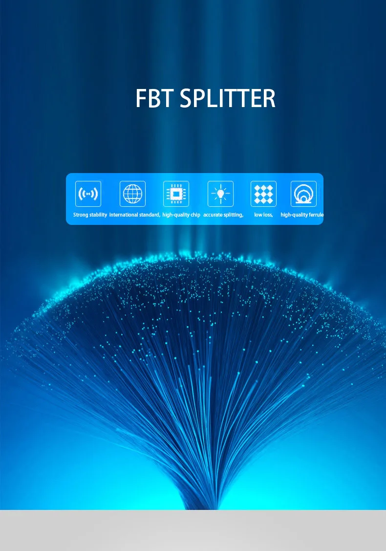 1 2 Fbt Copuler Splitter 0.9mm 2way 4way 8way Fiber Fusion Splitter ...