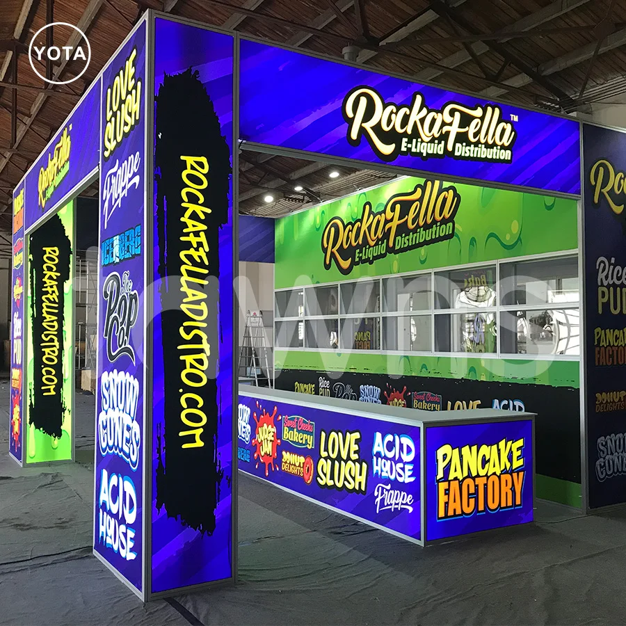 Tawns Portable Modular Exhibition Booth System with Illuminating ...