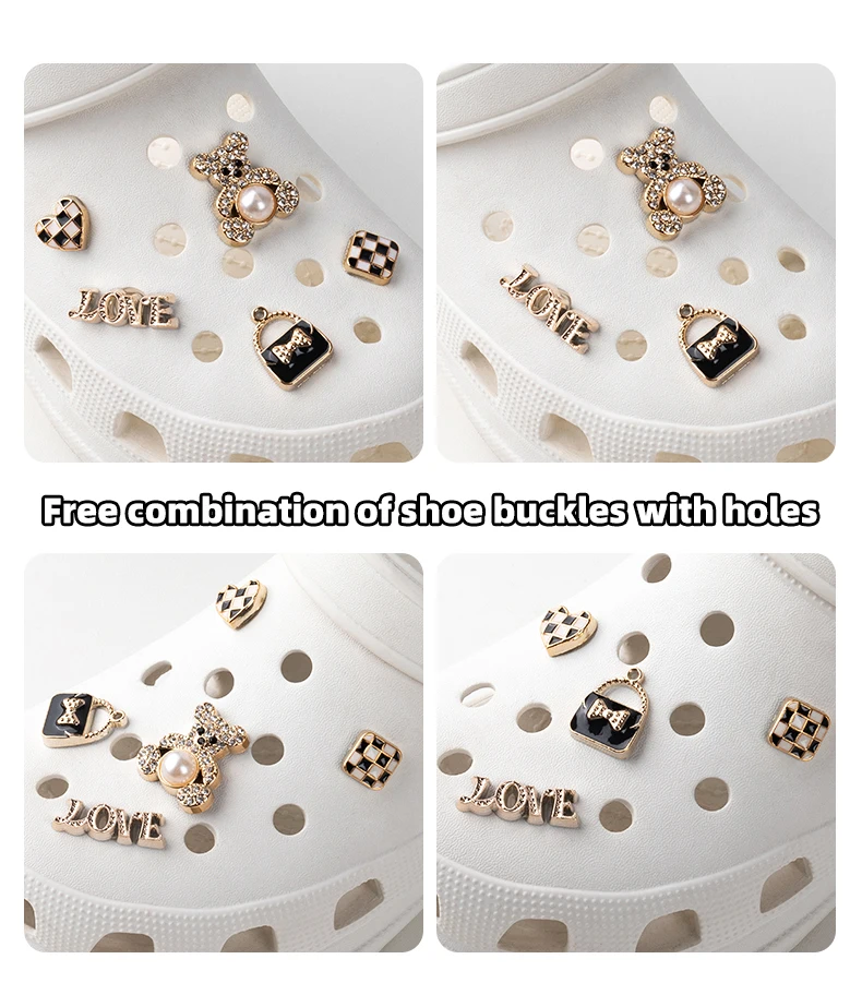 Wholesale Beach Shoe Charms Bogg Bag Charms Accessories Cute Bear Croc ...