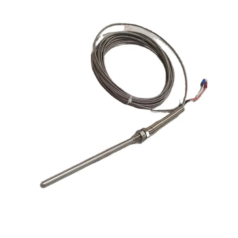 2-wires RTD PT100 temperature sensor thermocouple with M8 thread and ...