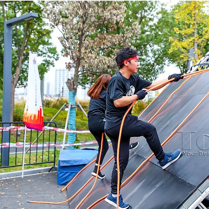 Outdoor Spartan Obstacles - Durable Cargo Net Climb