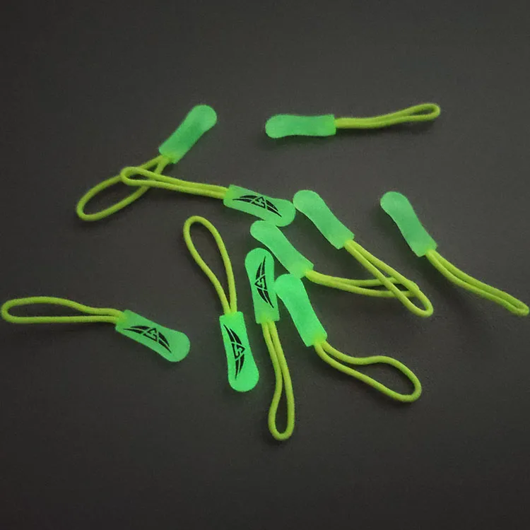Luminous Zipper Pull Rope Glow in the Dark Zipper Head Anti-lost ...