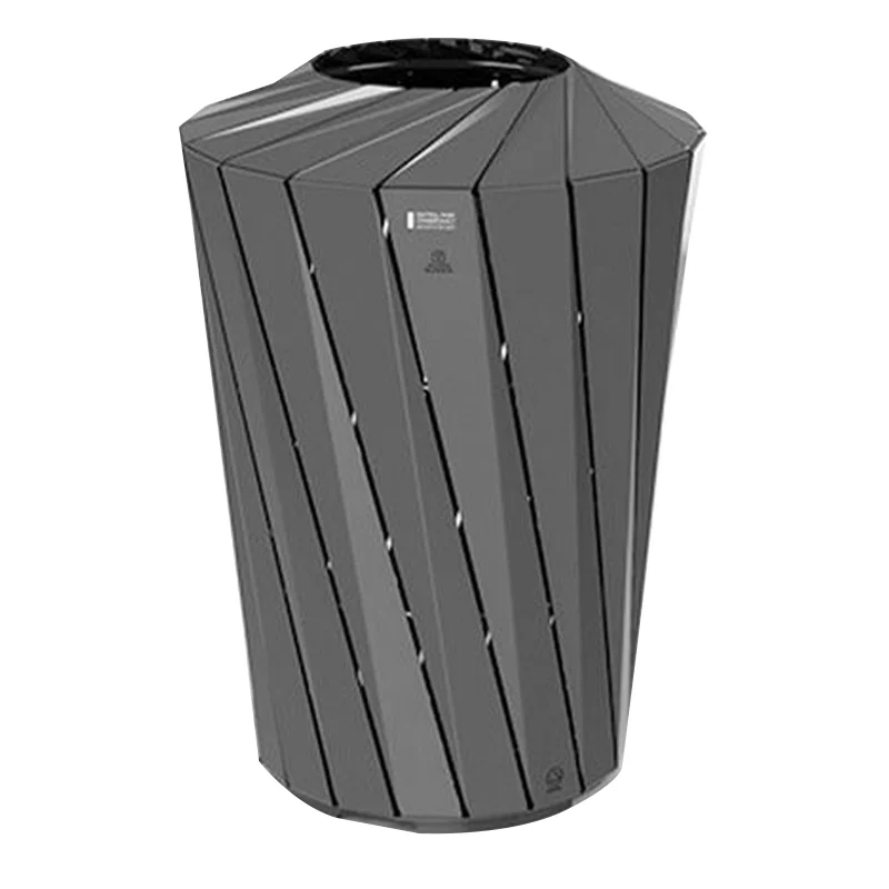 Customizable Stainless Steel Vertical Trash Can Ashtray SIST SIGN Brand ...