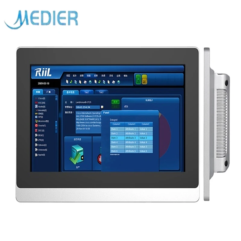 Medier Vga Ip65 Wall Mount Open Frame Waterproof Capacitive Embed ...