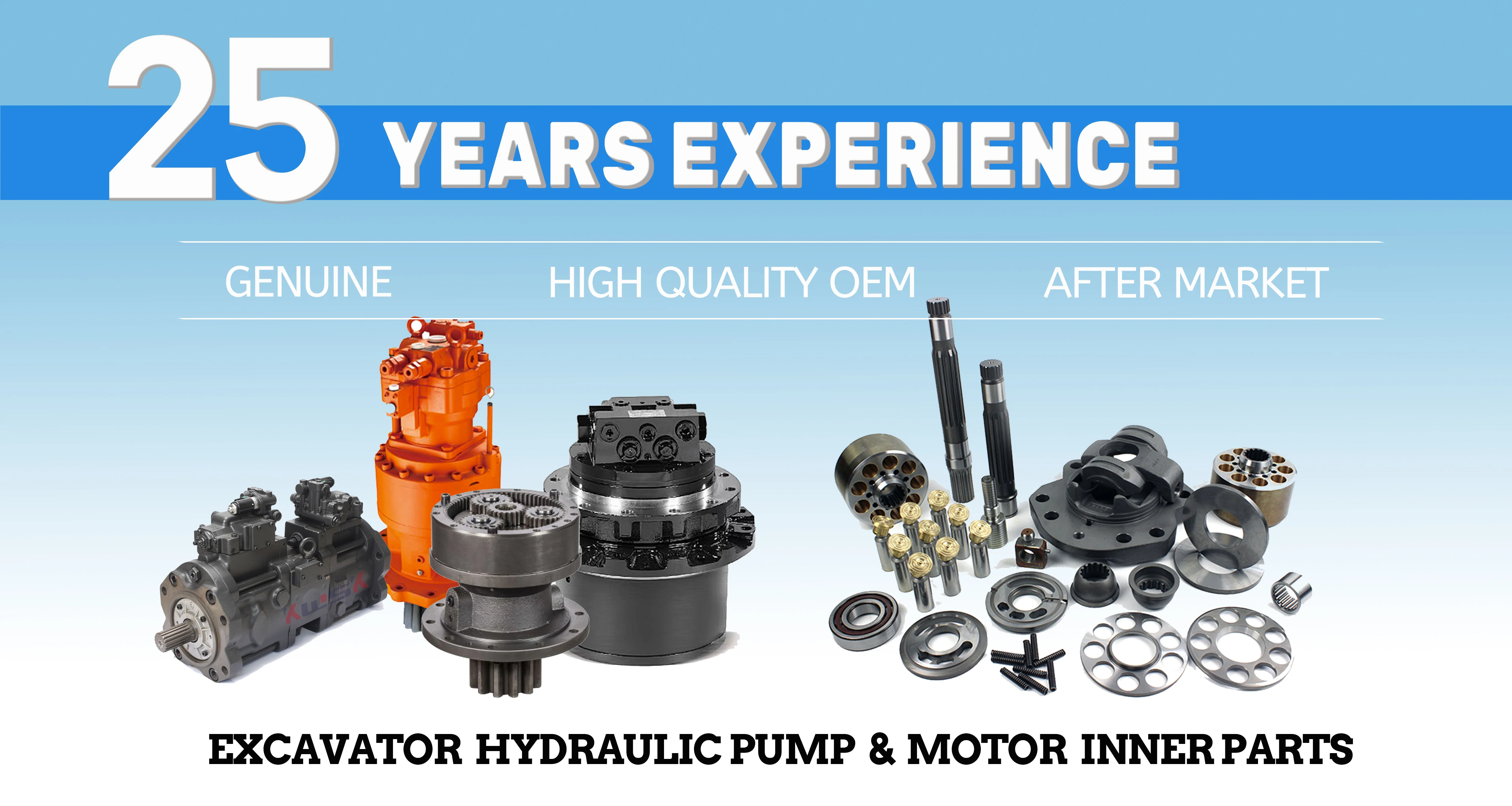KWSK Hydraulic Pump Parts Repair Kit - Excavator Conversion