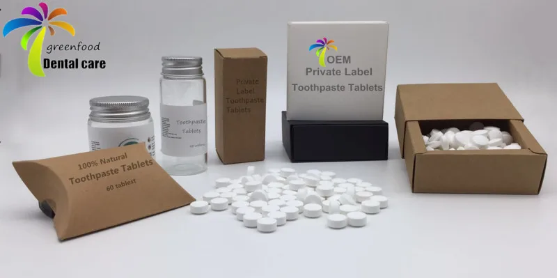 V34 Mouthwash Tablets Solid Mouthwash With Green Tea Flavor For Travel ...