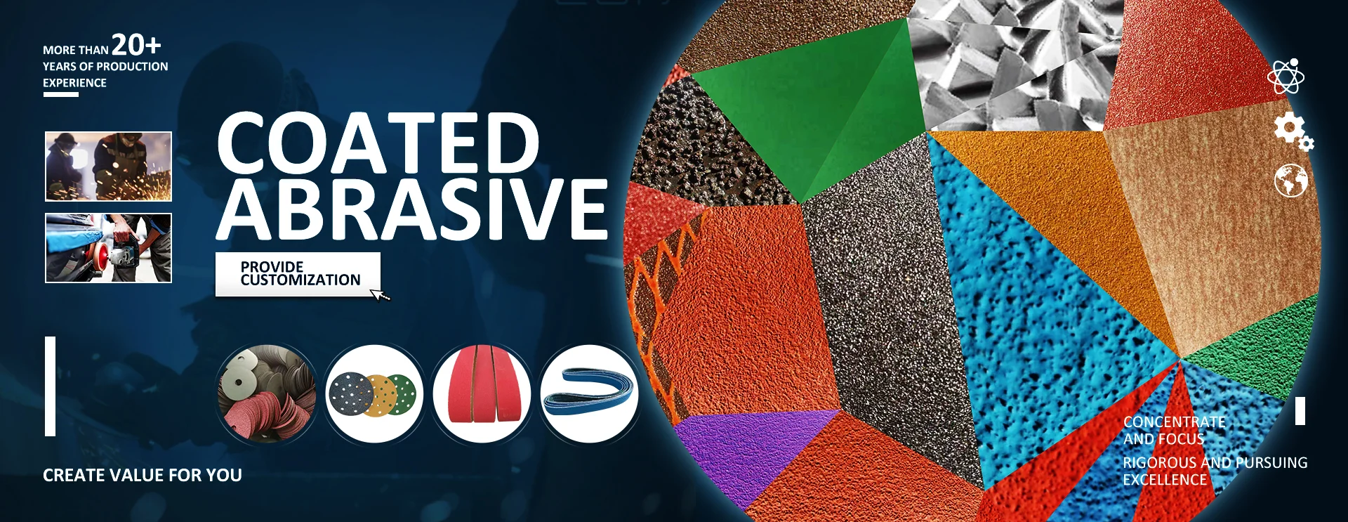 Wide Double-sided Deburring Abrasive Quality Trizact Sanding Belt 1/4 ...