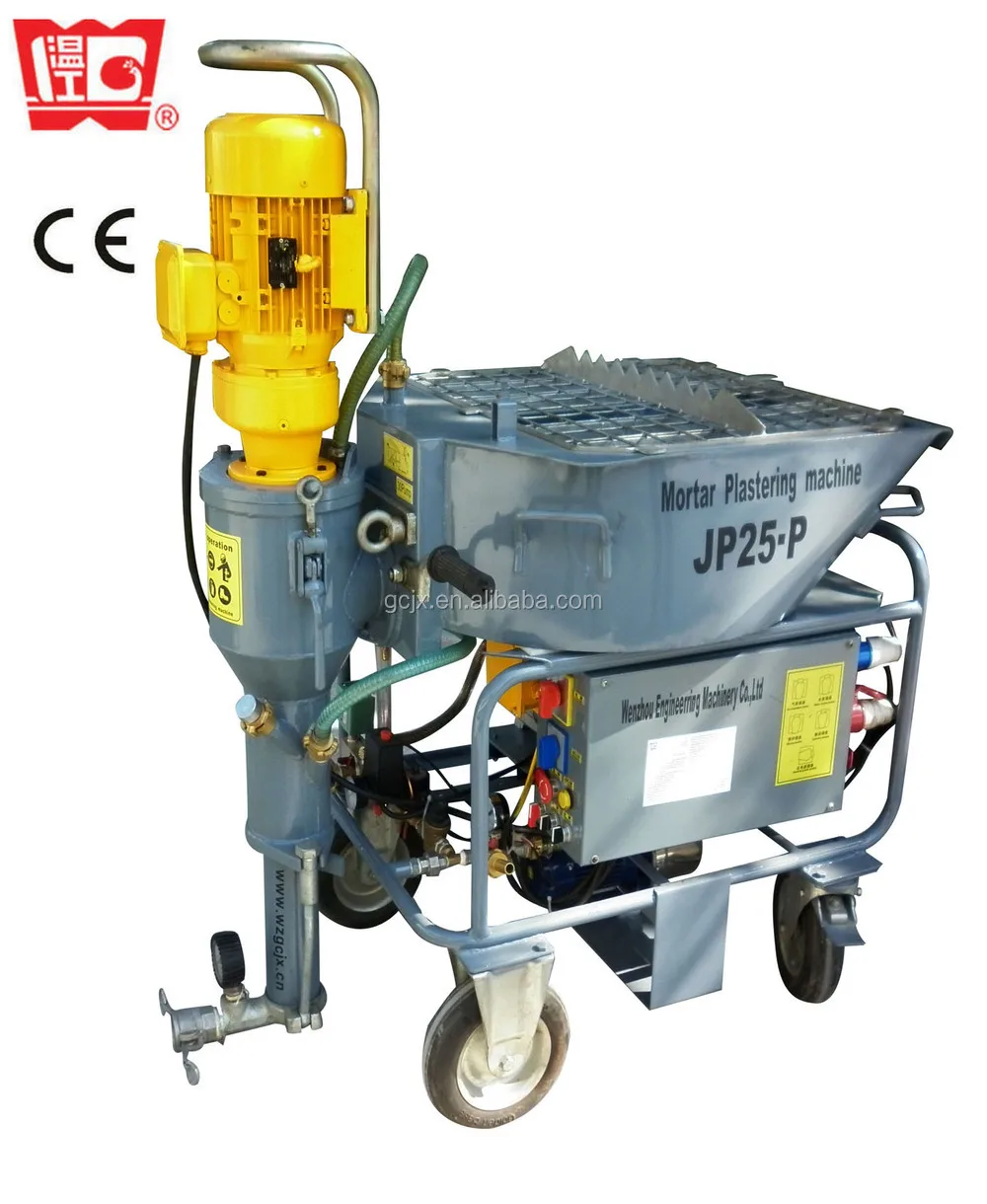 25L/min JP25 MP25 Automatic Wall Plaster Mixer - Efficient 2.2kw Cement ...