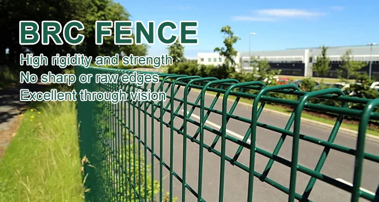 Durable Singapore BRC Wire Mesh Fence - Roll Top Design