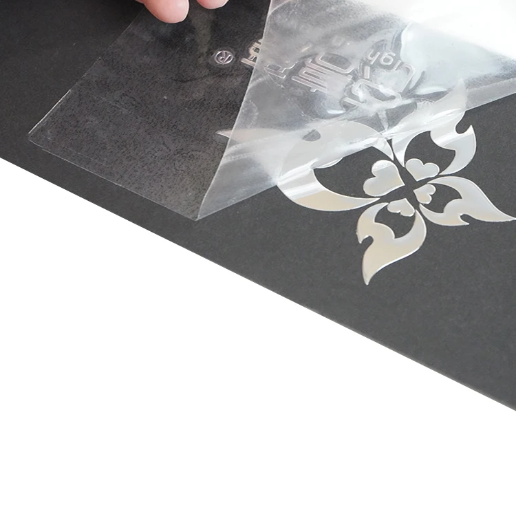 Custom Metal Transfer Stickers - Transparent Logo Vinyl