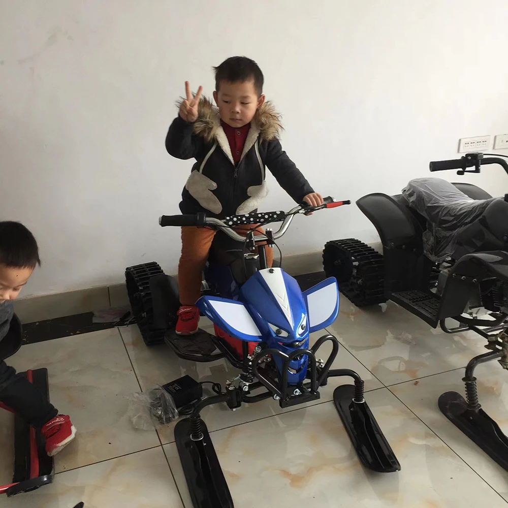 Chinese Kids Snowmobile Playground Snowmobile Ski Resort Small Electric ...