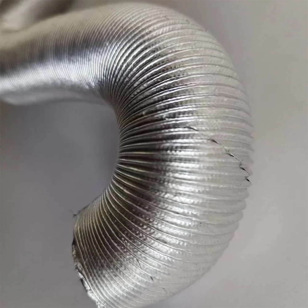 Firmness Surface Aluminum Fiberglass Corrugated Conduit Custom Exhaust ...