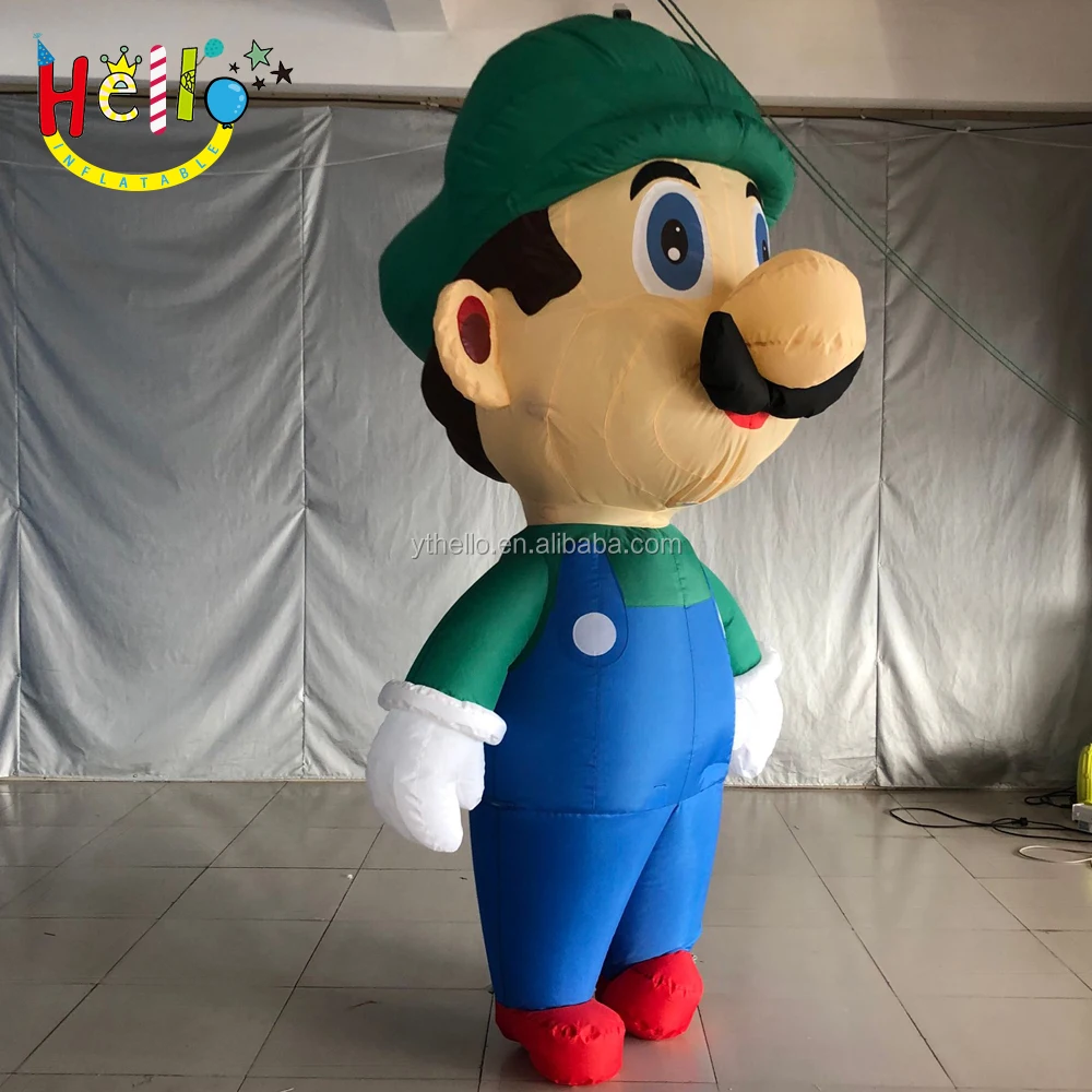 Inflatable cosplay suits adults 2 kinds of inflatable Mario costume ...