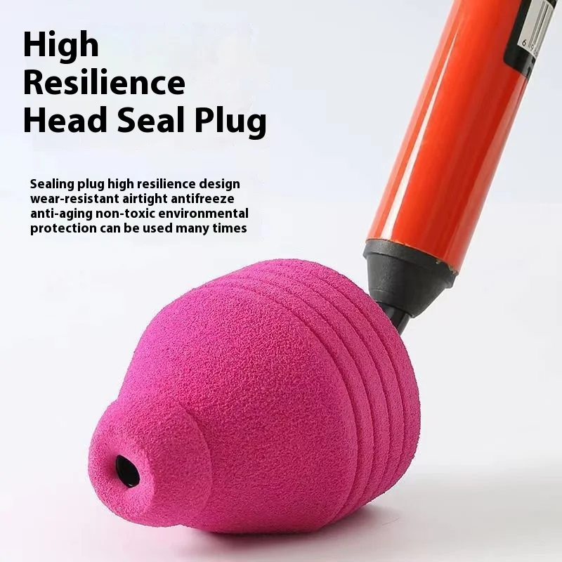 One-Shot PVC & Rubber Toilet Plunger Unclogging Tool for Sink Pipe ...
