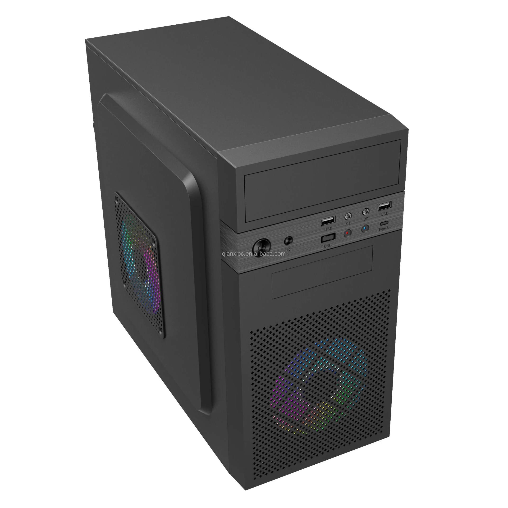 Cheap Price Office MATX PC Case V12 - Preinstall ATX 200W Power Supply