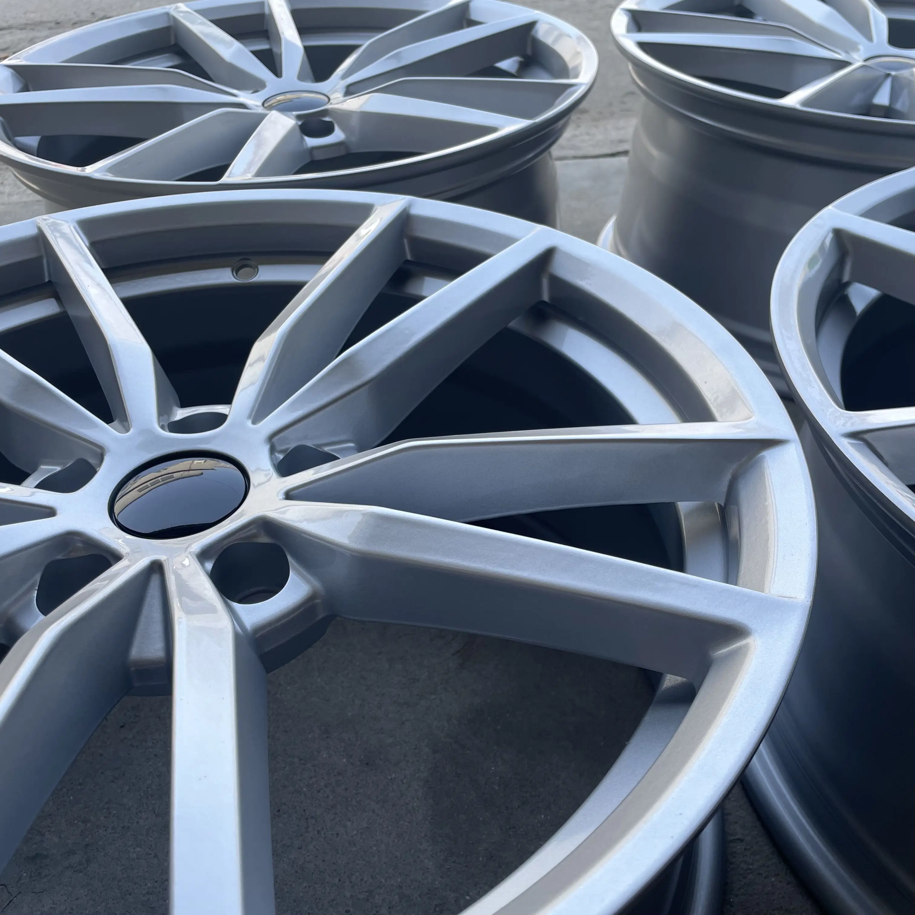 17 18 19 Inch Golf 5X112 Wheels - Black Silver MK5 MK6 MK7 MK8 GTI