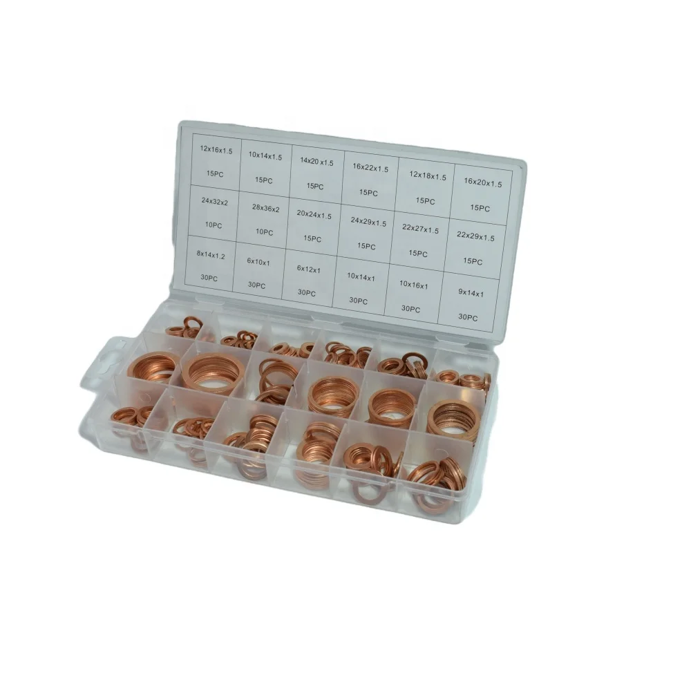Impa 813080 Copper Ring Kits Marine Sealing 30 Size 568pcs 18 Sizes ...