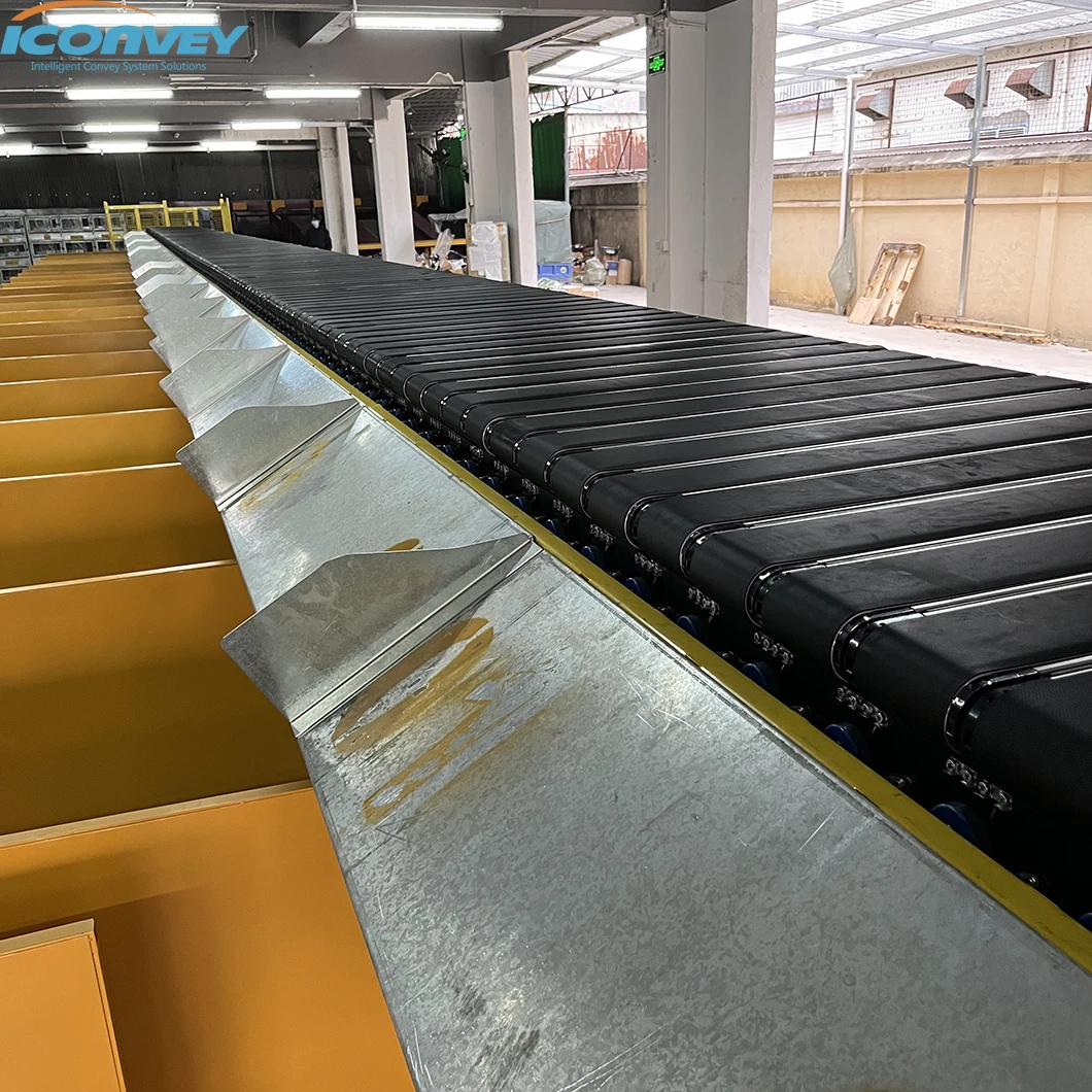 Iconvey Belt Conveyor Sorter Sorting High Speed Conveyor Cross Belt ...