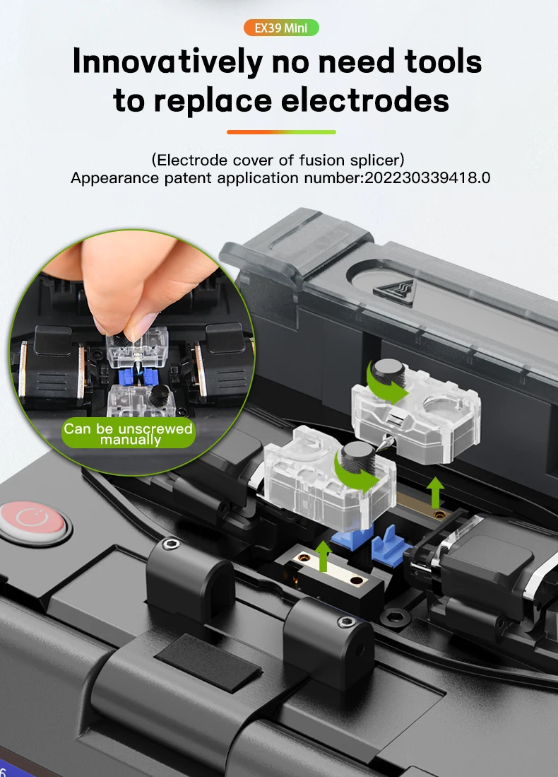 Light Weight Mini Fiber Optic Fusion Splicer Ftth Fibre Splicing ...