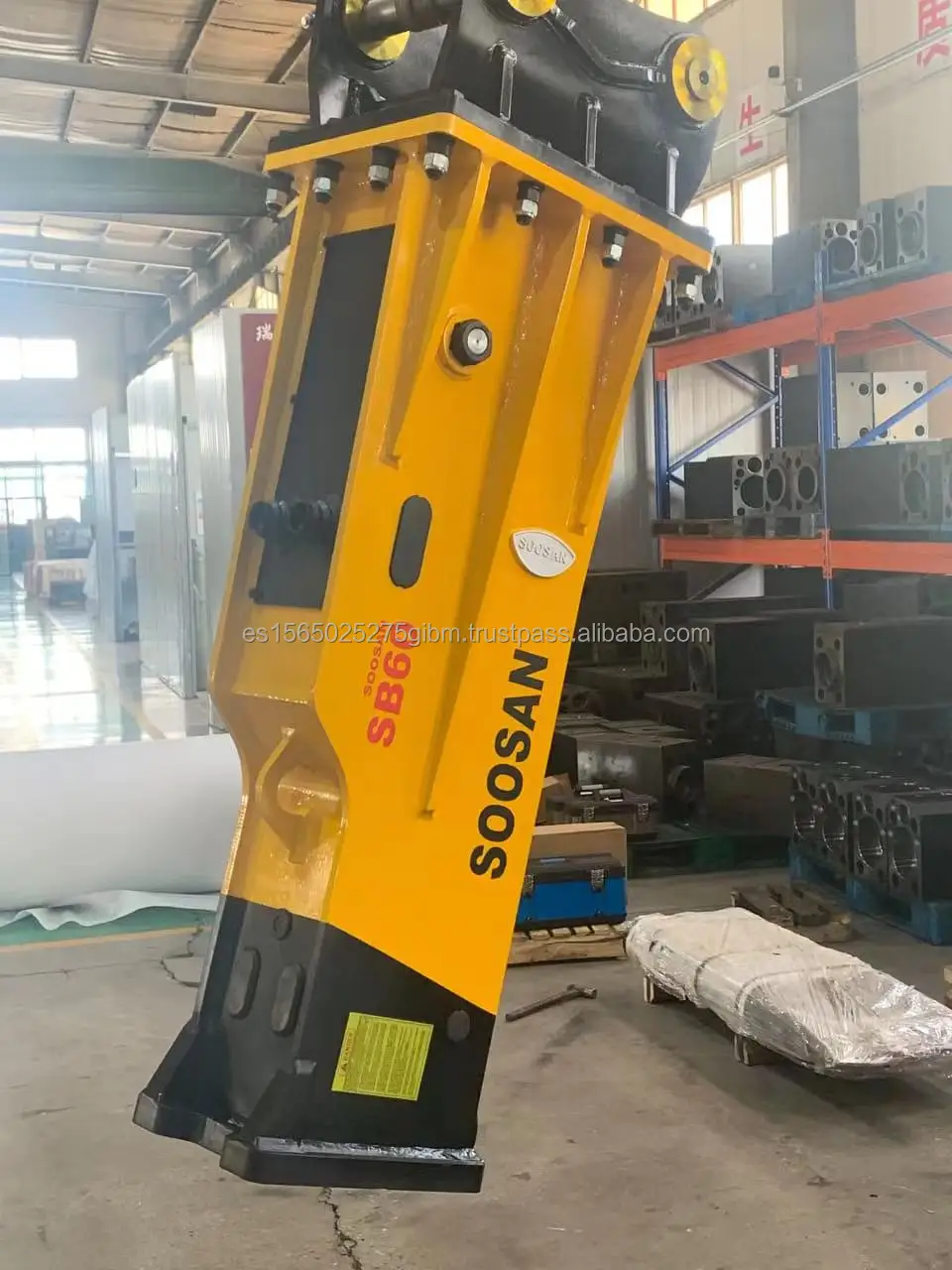 Soosan Hydraulic Breaker - Model Sb60 Box Type Suitable For Excavators ...