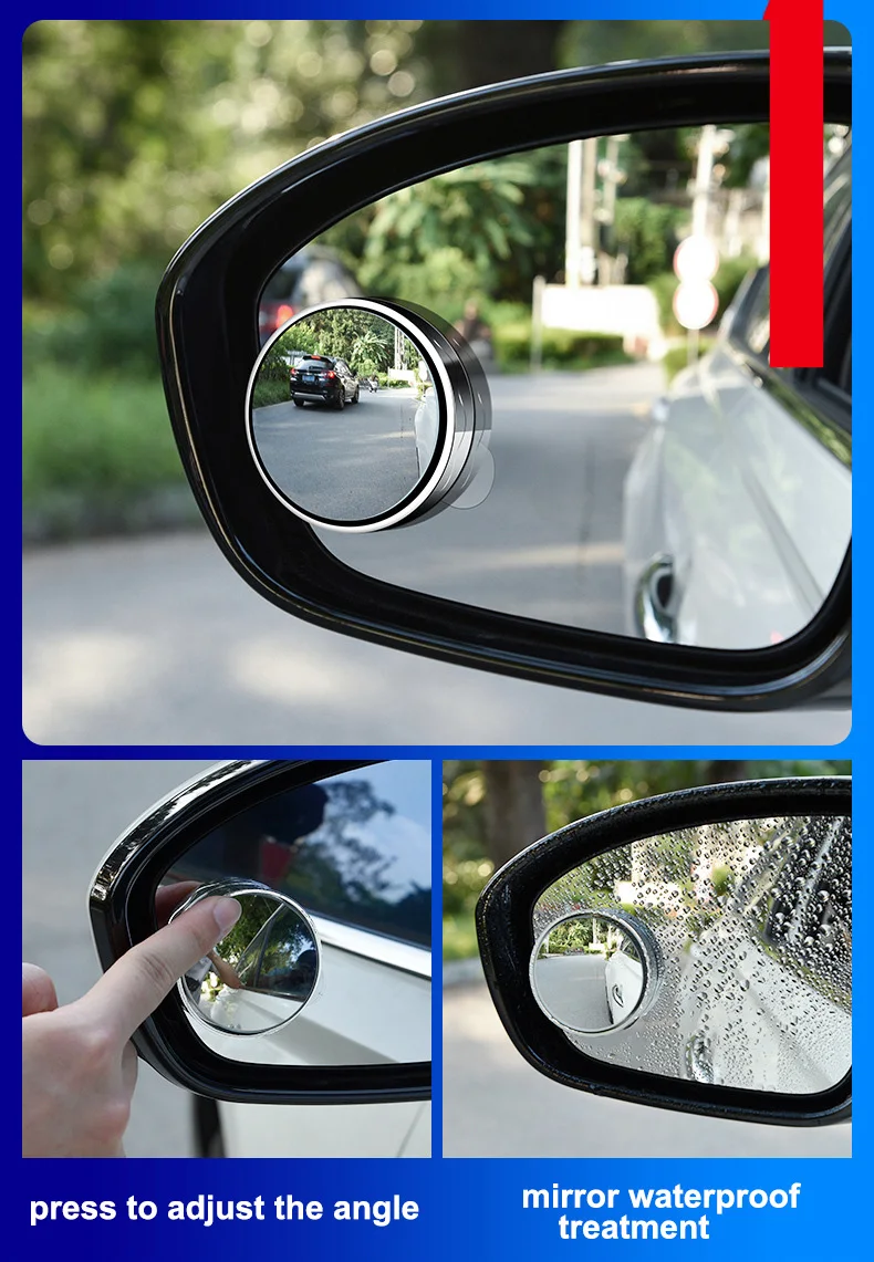Car Reversing Rear-view Mirror,Suction Cup Type Small Round Mirror ...
