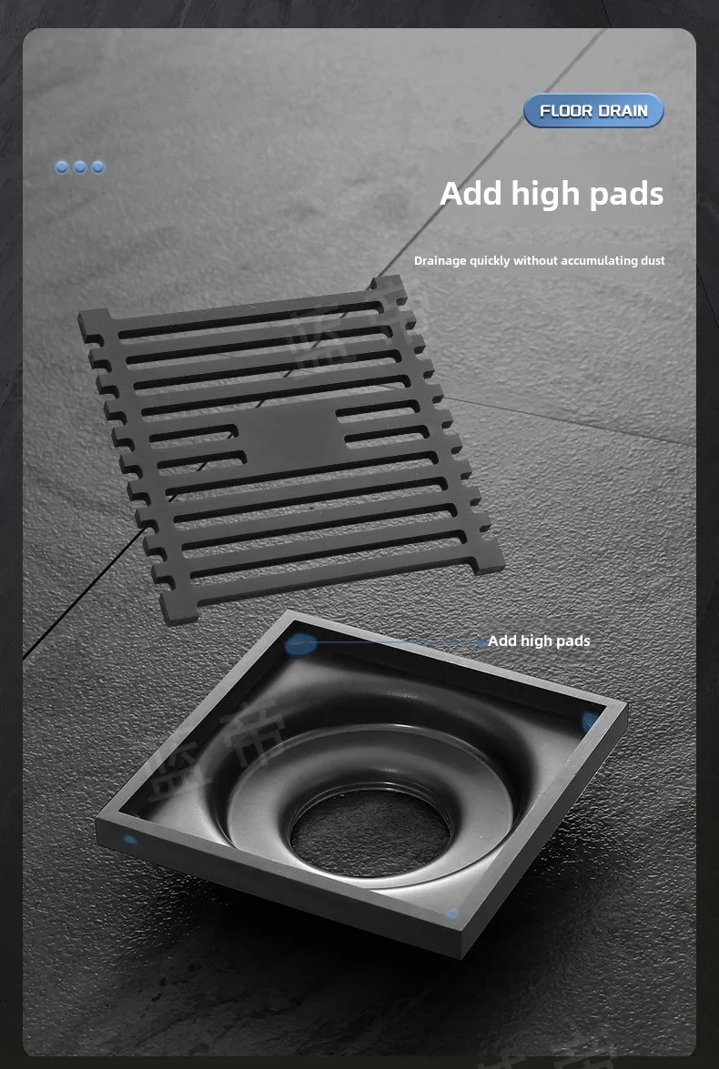 Floor Drain with Hidden Spy Camera for Shower Bathtub Stainless Steel ...