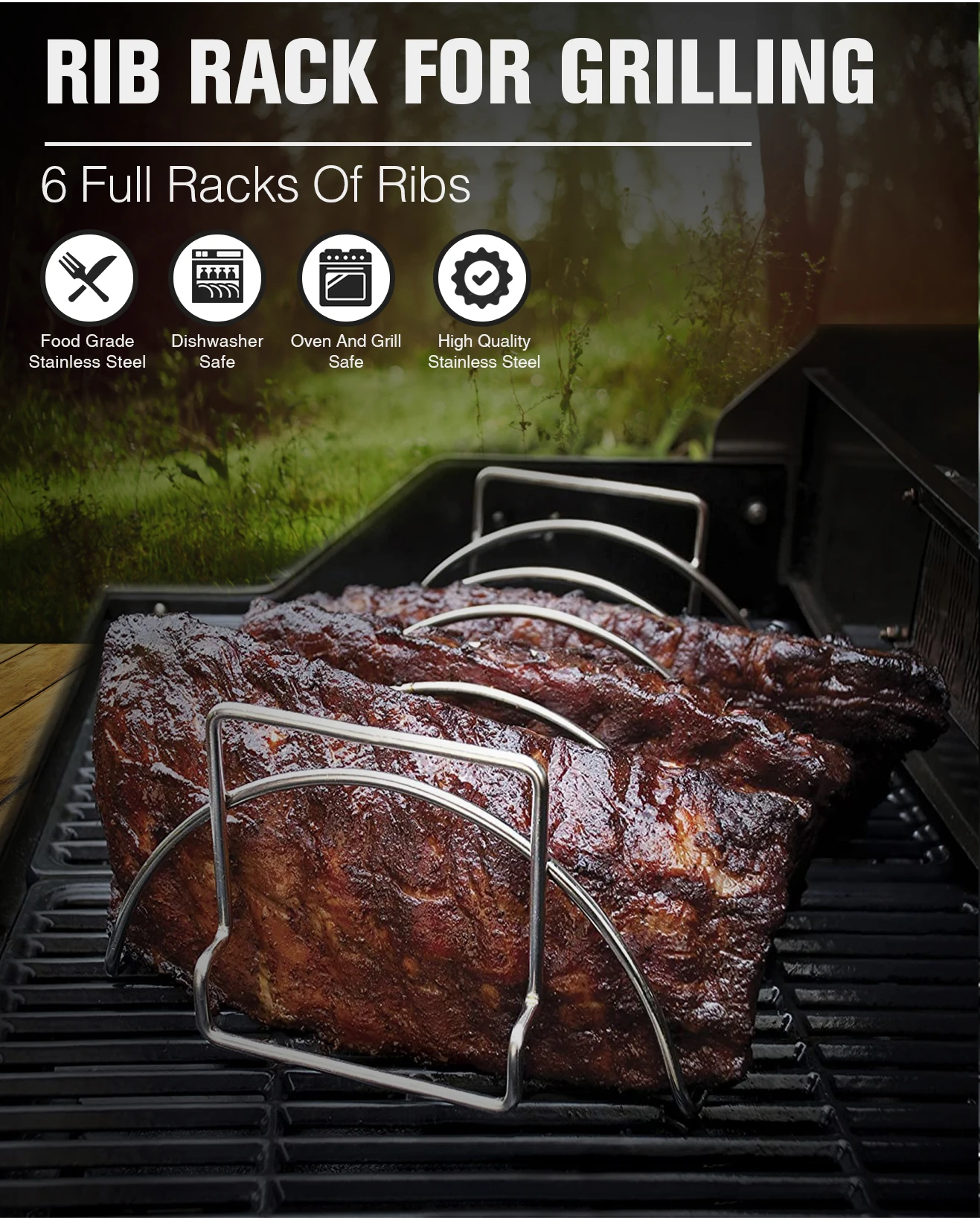 Kamado Grill Accessories Storage Holders & Racks Bbq Chicken Roaster ...