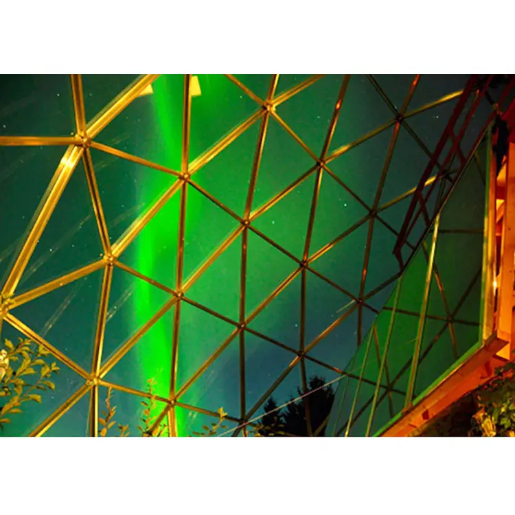 Steel Structure Wedding Banquet Hall with Glass Atrium Dome - Custom ...
