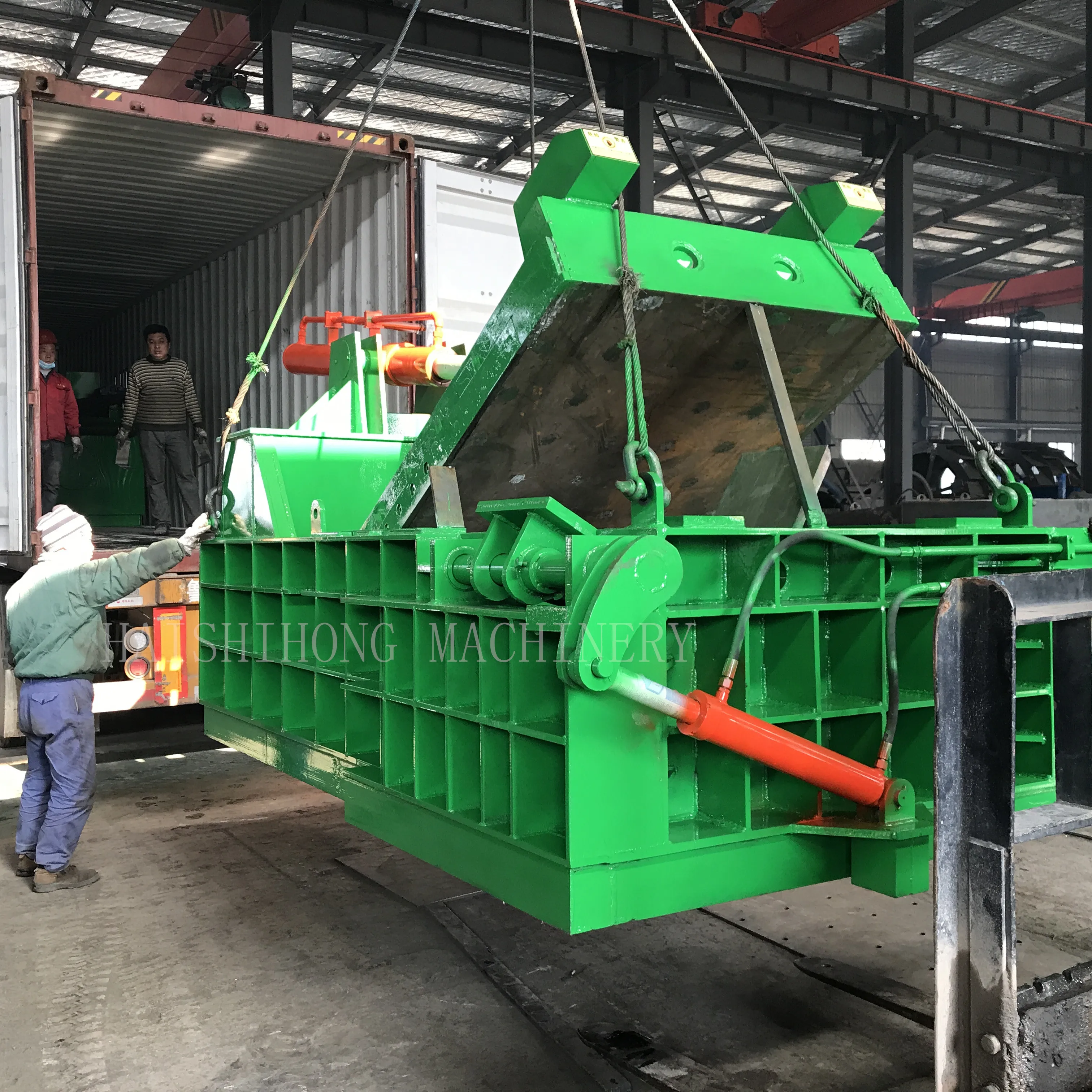 Horizontal Hydraulic Metal Baler Machine Scrap Iron Aluminum Steel ...
