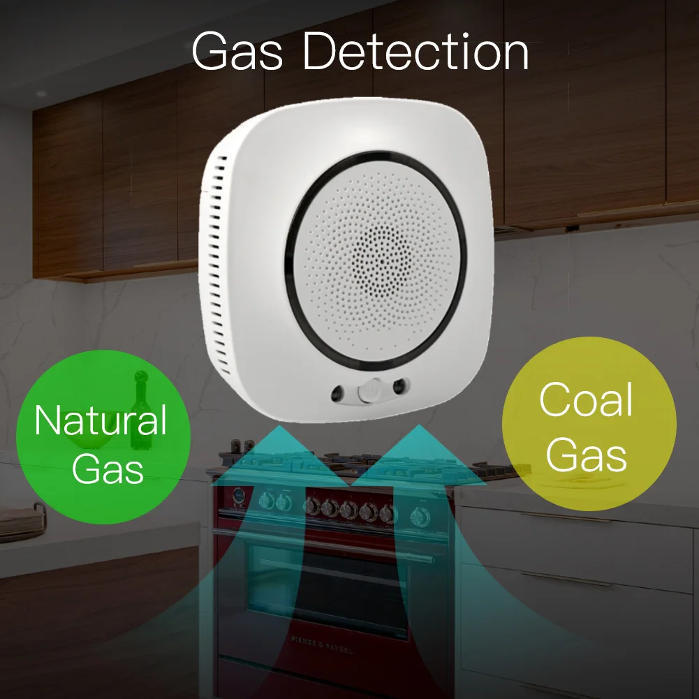 Tuya App Smart Wifi Gas Detector For Home Security,Kitchen Cooking Gas ...