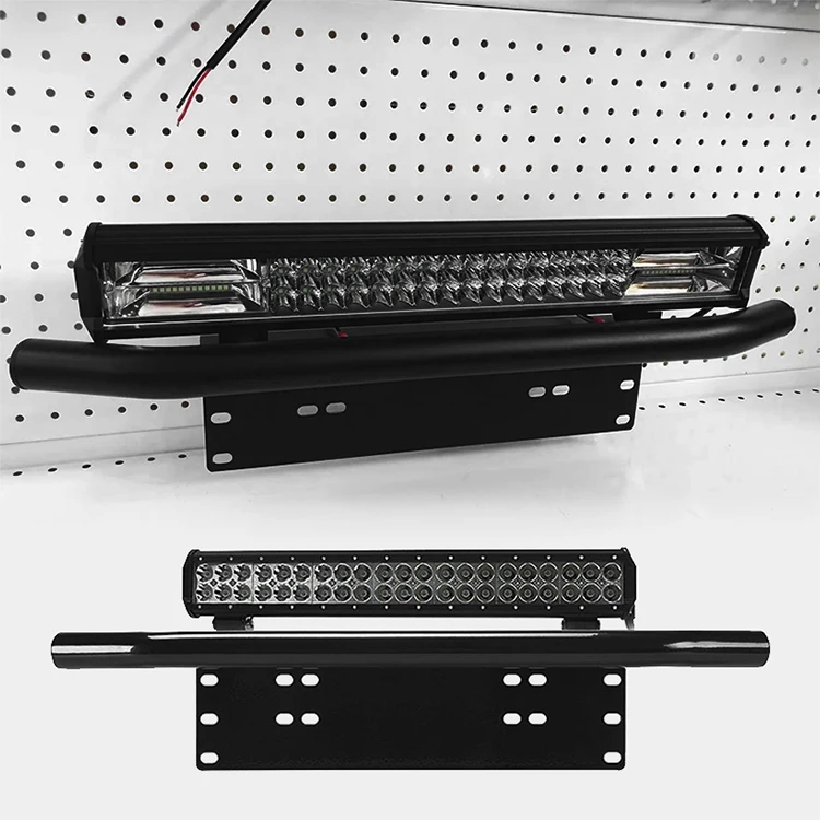 Universal Front License Plate Mounting Bracket Bull Bar Front Bumper ...