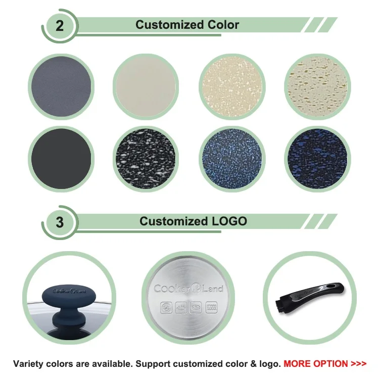 Cookware Set 100 Pcs Agiz Star 10 Aic Cod New Colors 13 Kitchenware ...