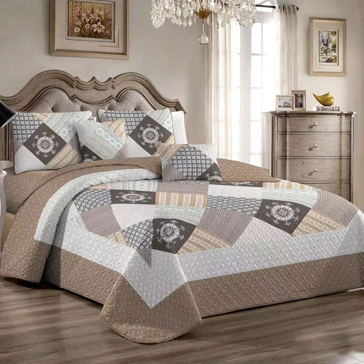 Shop Our Hot Selling Double Bedspreads - Customizable Geometric Prints