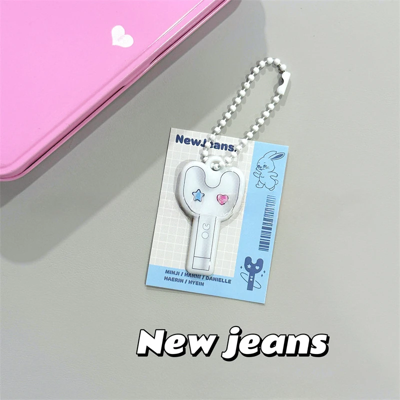 Kpop Idol Straykids Pvc Light Stick Plastic Bead Chain Keychain - Buy ...