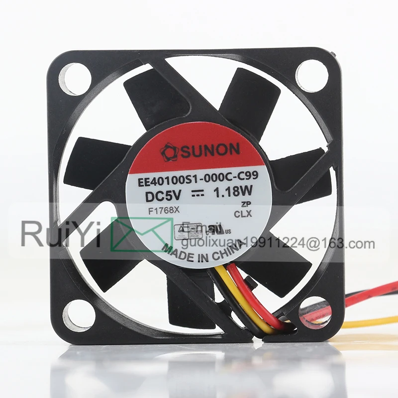 New Original Taiwan Sunon 12V 24V 48V DC 5V 1.18W AC EC 4010 40X40X10MM ...