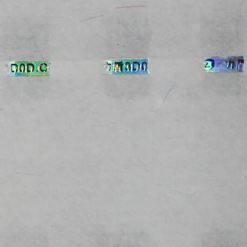 Tinta invisible fluorescente hilo de seguridad marca de agua papel de ...