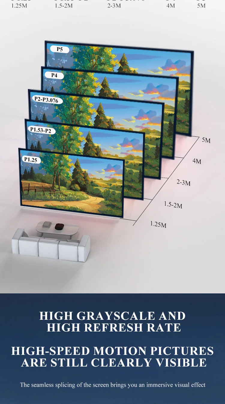 Full Color LED Matrix Screen Module P1.25 for Indoor Displays