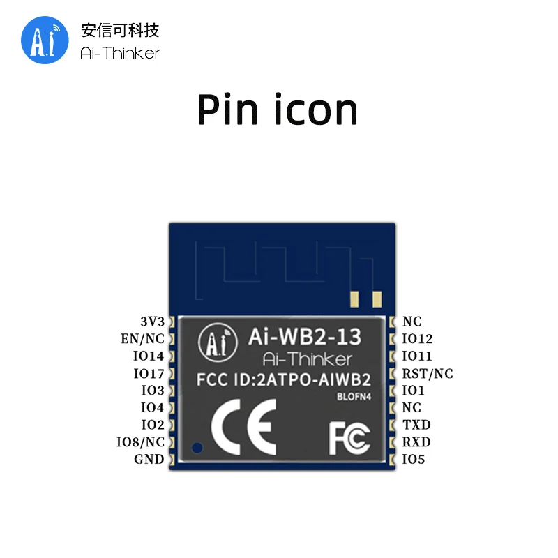 Ai-thinker Ai-Wb2-13 Module - Wifi BLE Combo for Smart Devices