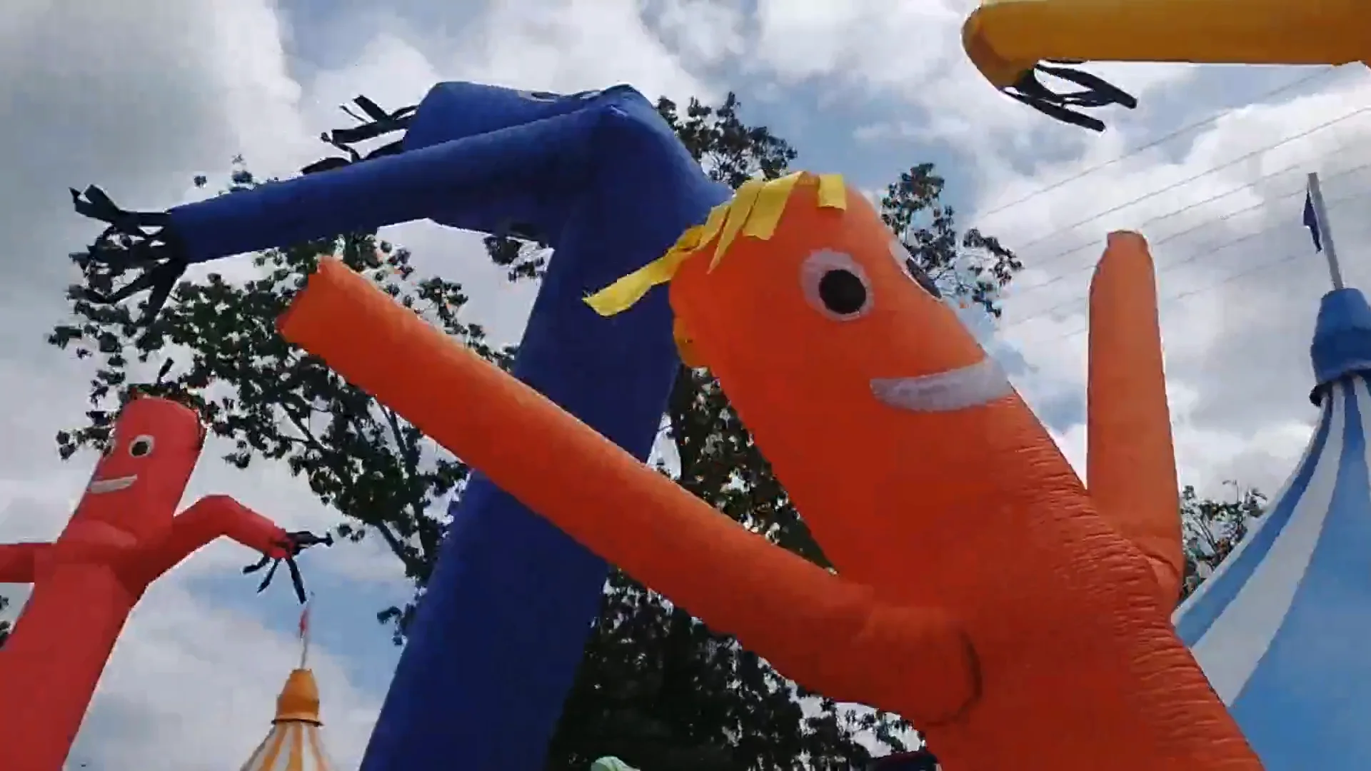 Factory Custom Inflatable Advertising Man Air Puppet Dancing Tube Blow ...