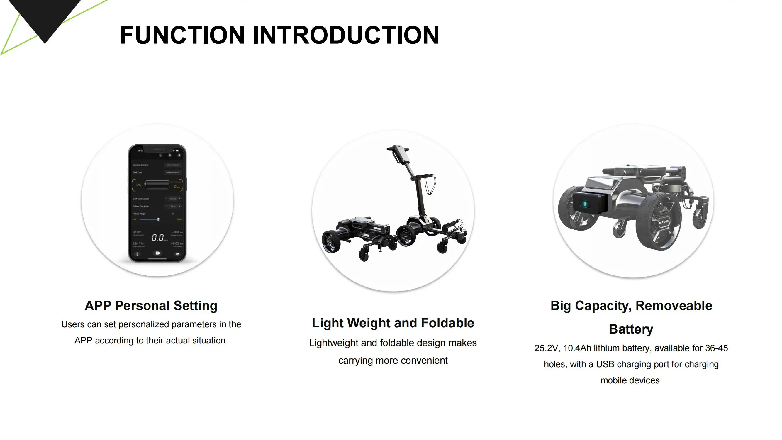 2024 Icango Caddy G5 Electric Golf Trolley - Smart & Versatile
